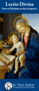 Lectio Divina Pamphlet – St. Paul Street Evangelization