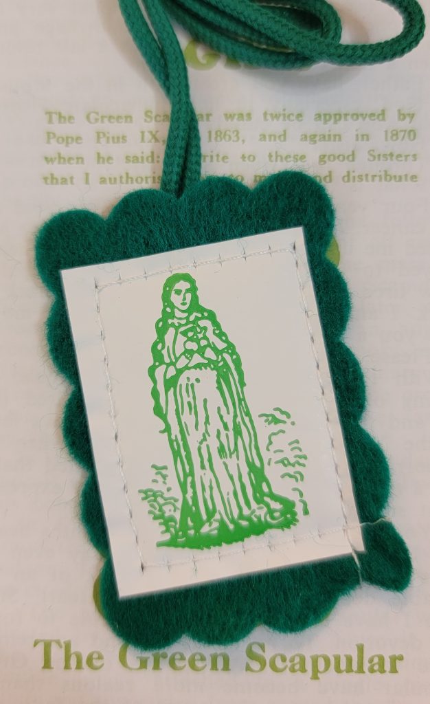Green Scapular – 24 Pack – St. Paul Street Evangelization